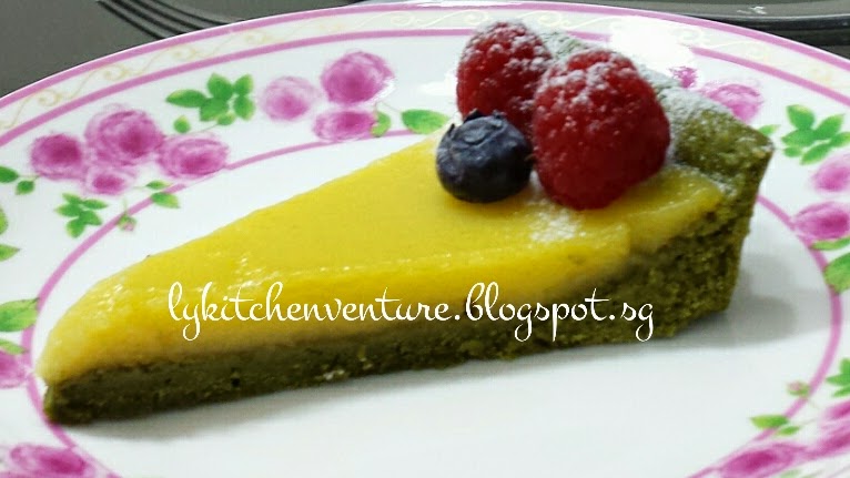 LY's Kitchen Ventures: Matcha and Yuzu Tart